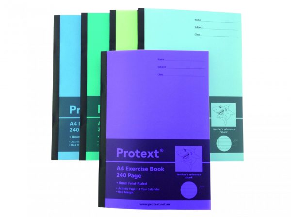 A4 Protext Exercise Book 240 page – Beaumaris Books
