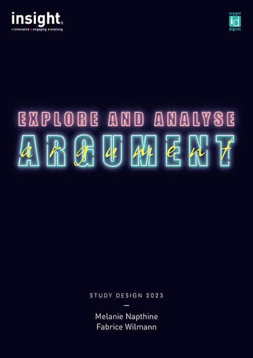 Insight Explore and Analyse Argument 2023 Study Design (retain from Ye ...